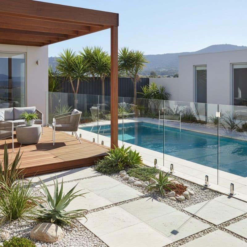 Frameless vs Semi-Frameless Glass Pool Fencing Central Coast